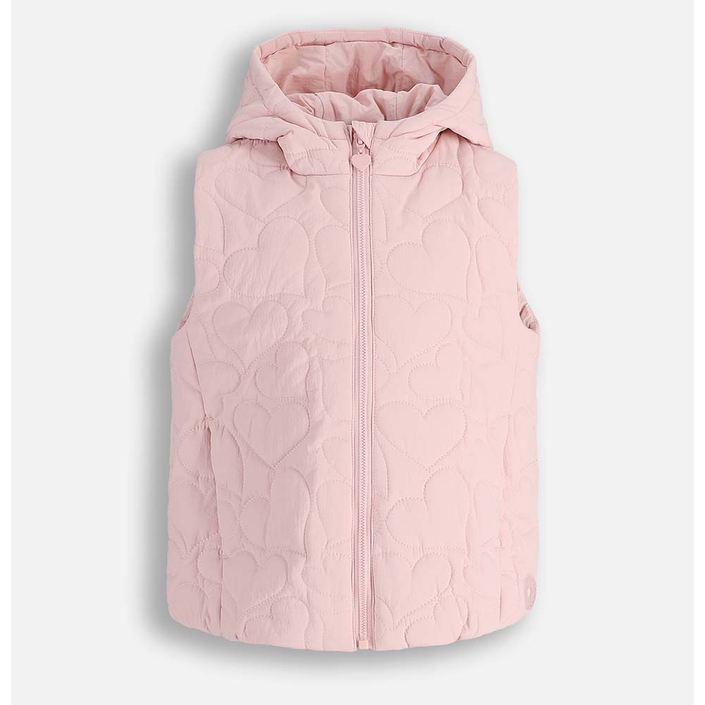 COCCODRILLO OUTERWEAR GIRL KIDS pink prsluk