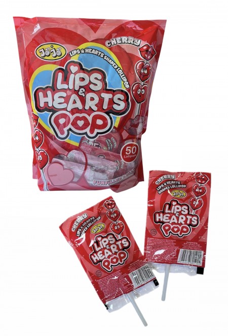 Lips and heart lollipop 12g (50/1)