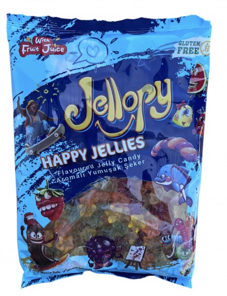 Jellopy gumene bombone 1kg zvezdice