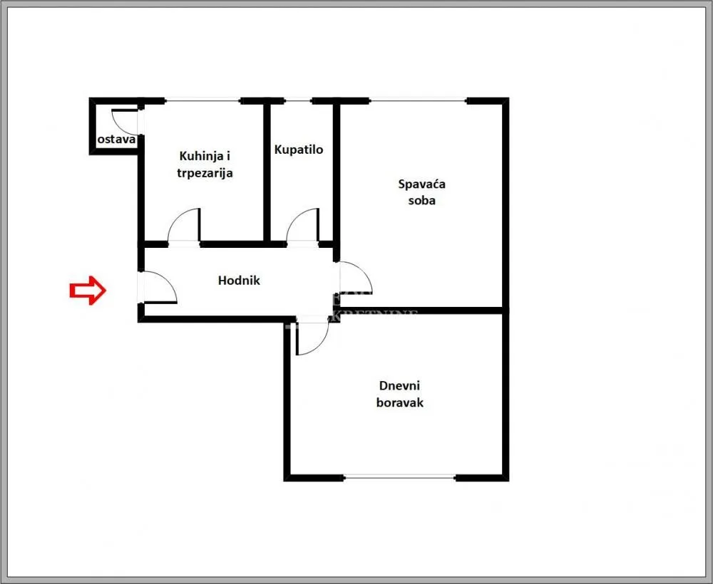 Prodaja, dvosoban stan, 56m², Vračar Sve Podlokacije, Beograd