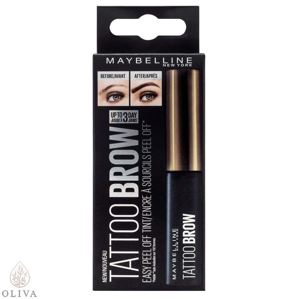 MAYBELLINE NEW YORK TATTOO BROW PEEL-OFF GEL ZA OBRVE U BOJI LIGHT BROWN