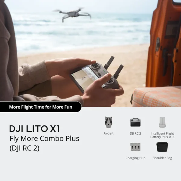 DJI Lito X1 Fly More Combo Plus (DJI RC 2, sa smart kontrolerom)