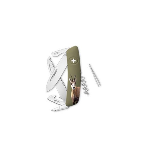 SWIZA DZEPNI NOZ D03 DIVOKOZA/95MM OLIVE