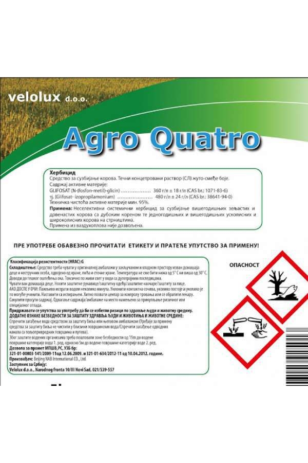 AGRO QUATRO 5/1
Šifra: 3196 JM: KOM