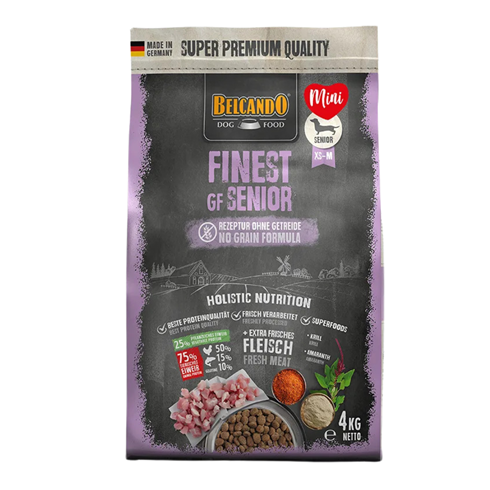 BELCANDO FINEST GRAIN FREE SENIOR ZA MALE I SREDNJE PSE 4KG