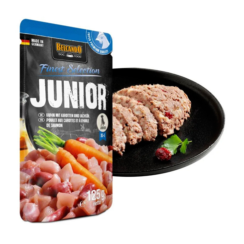 BELCANDO FINEST SELECTION JUNIOR SOSIĆ ZA ŠTENCE PILETINA 125G