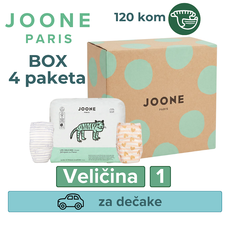 Joone Paris Iconic BOX pelene za dečake veličina 1