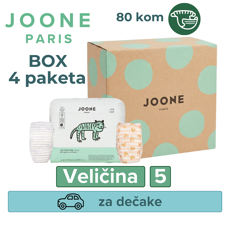 Joone Paris Iconic BOX pelene za dečake veličina 5