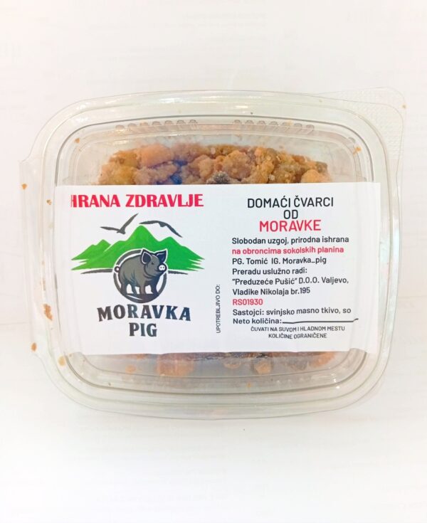 Domaći čvarci od svinje Moravke 150g