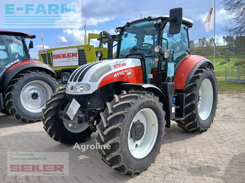 Steyr multi 4110 - voll gefedert! traktor točkaš
