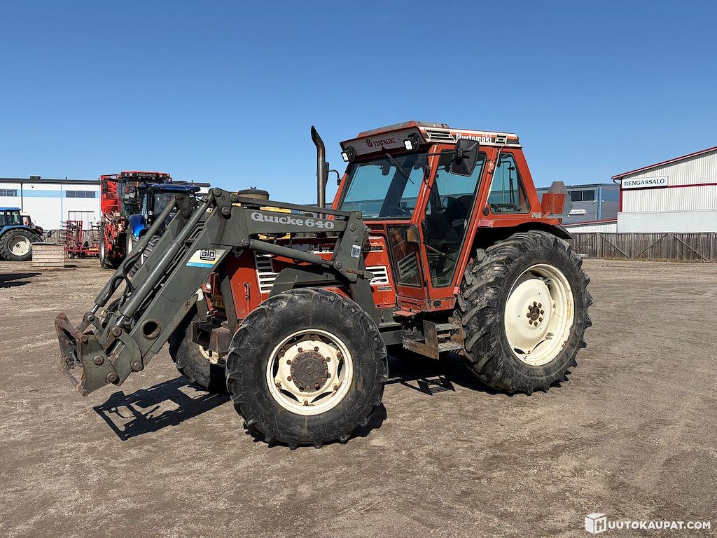 Prodaje se Fiat 100-90 DT Turbo, tractor with loader, 1990, Salo traktor točkaš na aukciji