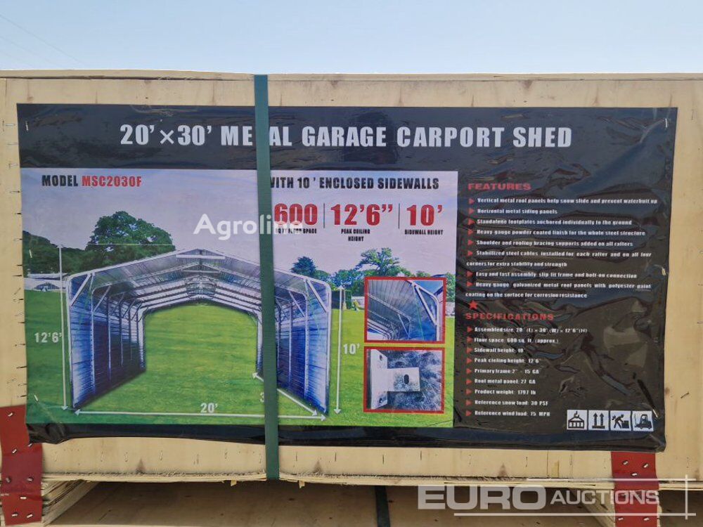Prodaje se TOUCAR MT4 metalni hangar na aukciji