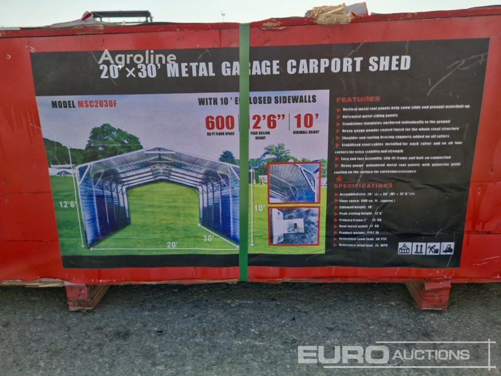 Prodaje se TOUCAR MT4 metalni hangar na aukciji