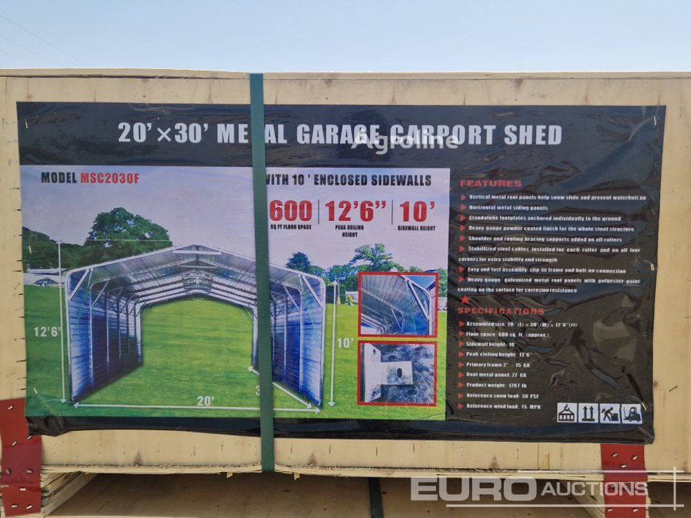 Prodaje se TOUCAR MT4 metalni hangar na aukciji