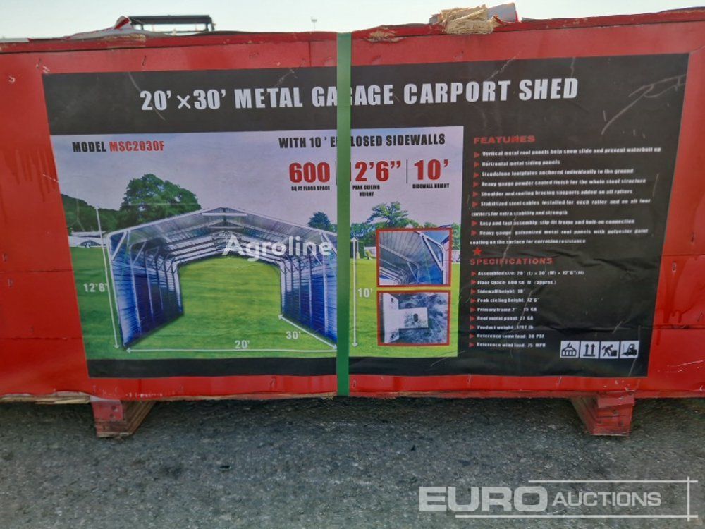 Prodaje se TOUCAR MT4 metalni hangar na aukciji