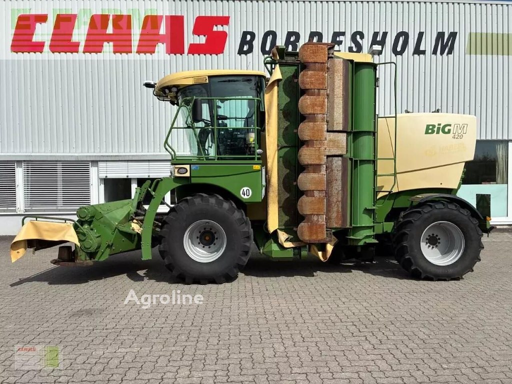 Krone big m 420 prevrtač sena