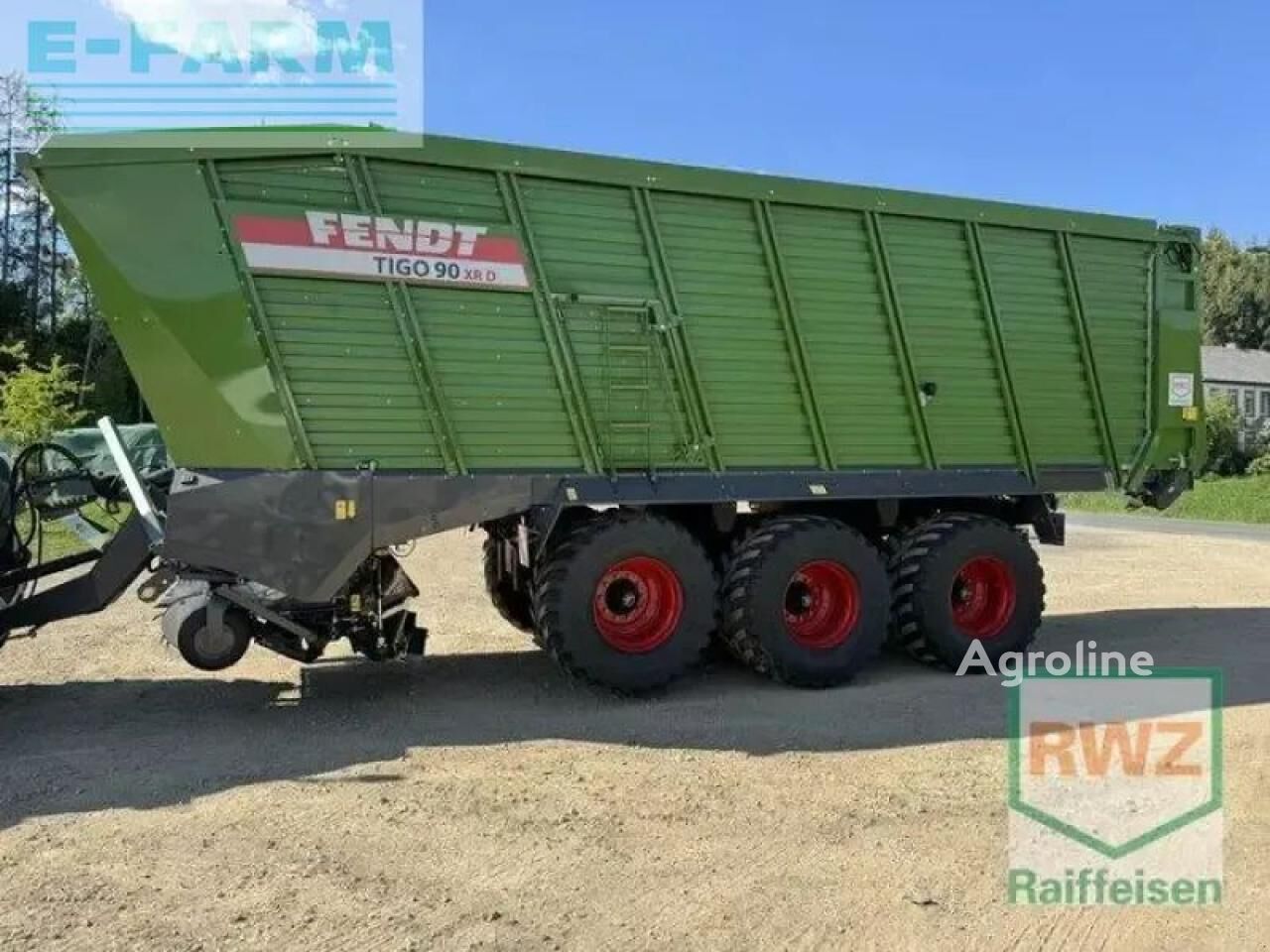 Fendt FENDT tigo 90 xr-d samoutovarna prikolica