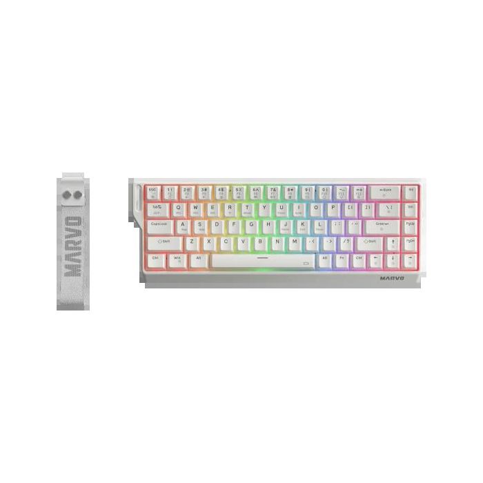 Tastatura USB Marvo Saber KG965W WH