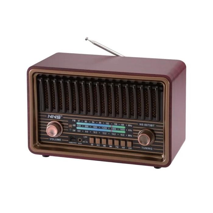 Retro RGB Bluetooth Radio 8075BT/B