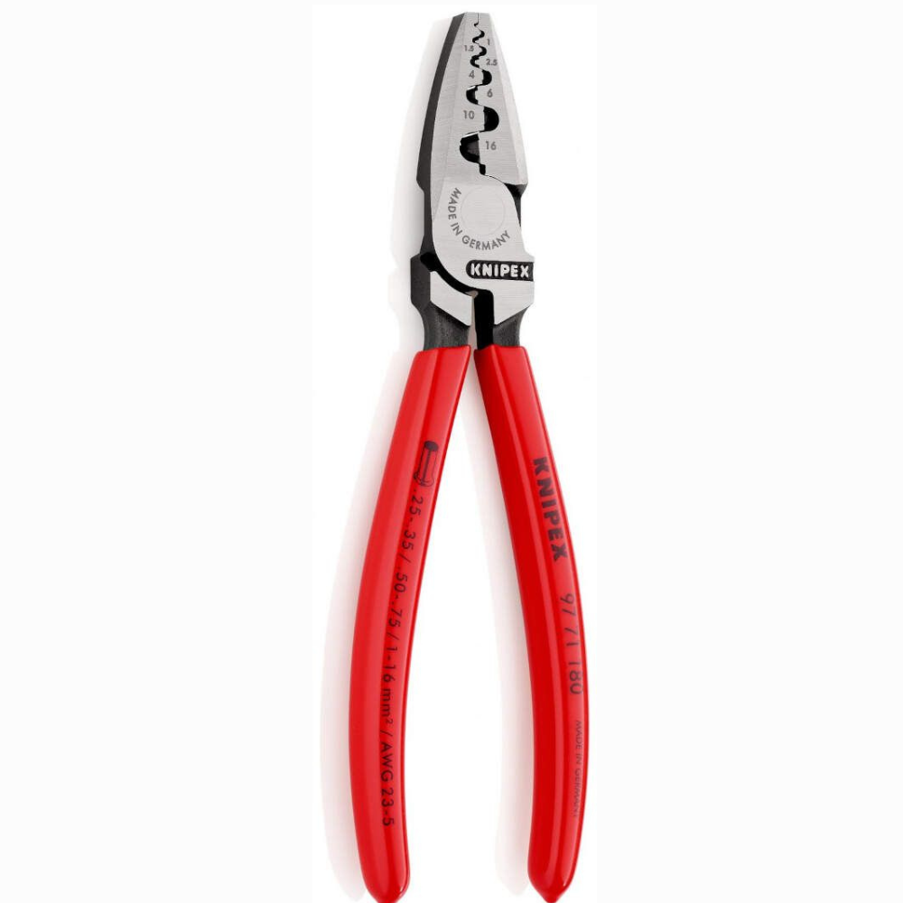 Knipex – Klešta za krimpovanje hilzni 0,25 – 16,0 mm² – 97 71 180