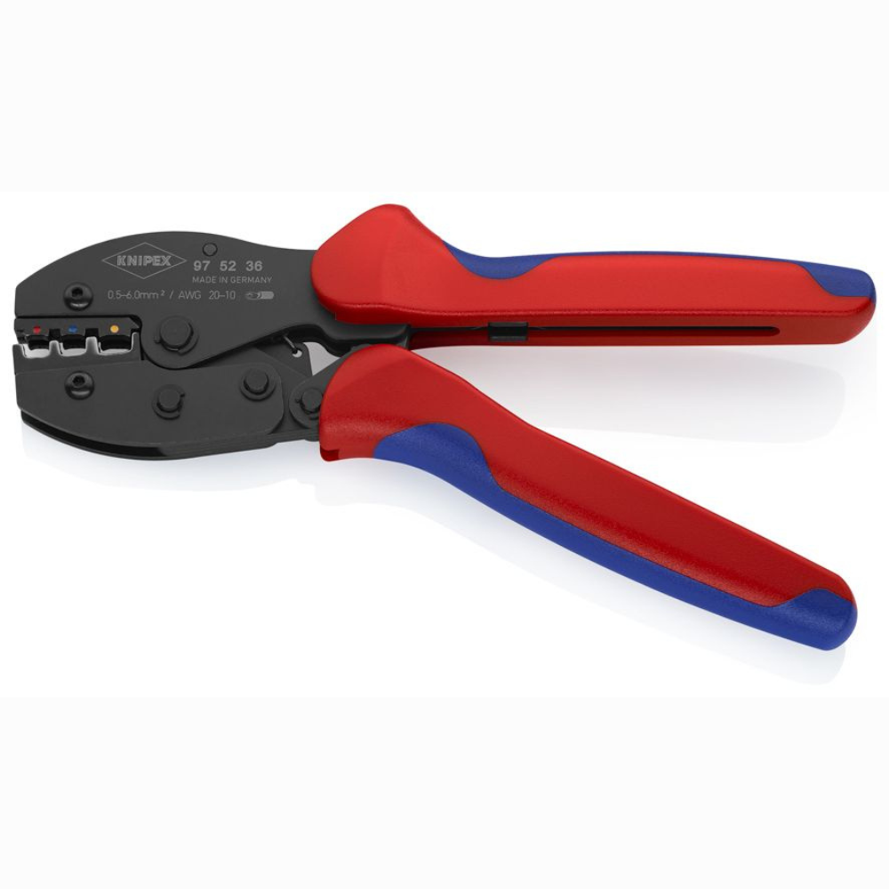 Knipex – Krimp klešta PreciForce za izolovane konektore 0.5-6.0 mm2 – 97 52 36