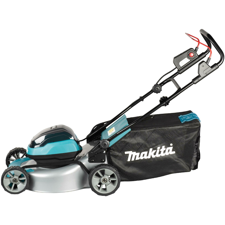Makita – Akumulatorska potisna kosačica, 2 x 5.0Ah baterija + punjač – DLM466PT2
