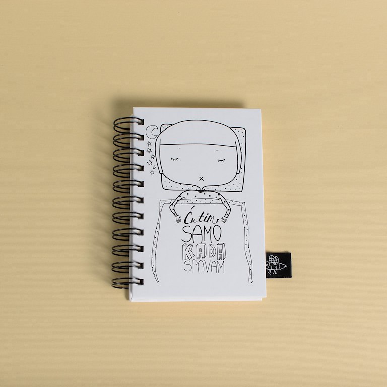 Škrabook mini Ćutim samo kad spavam