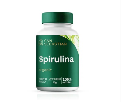 San Sebastian Spirulina 75g 300 tbl ( 145001 )