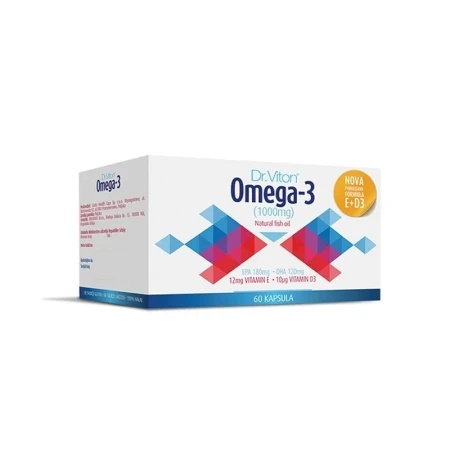 Dr Viton omega - 3+12mg Vit E+10mcg Vit D3 60cps ( 179001 )
