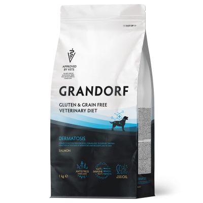 Grandorf Vet Dog Dermatosis Losos 1kg