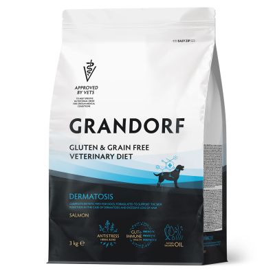 Grandorf Vet Dog Dermatosis Losos 3kg