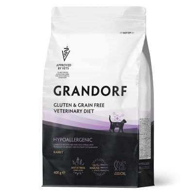 Grandorf Vet Cat Hypoallergenic Zečetina 400g