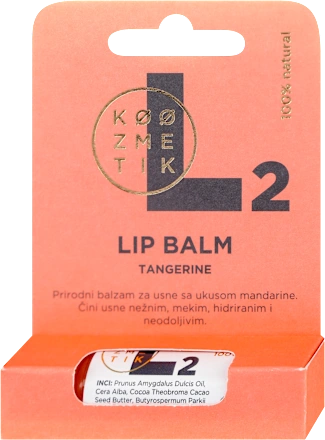 KOOZMETIK
Prirodni balzam za usne - mandarina, 5 ml