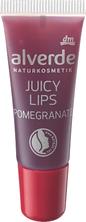 alverde NATURKOSMETIK
JUICY LIPS, sjaj za usne, nar, 8 ml