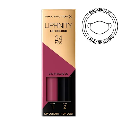 MAX FACTOR
Lipfinity karmin za usne- 040 Vivacious, 1 kom