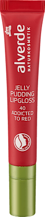 alverde NATURKOSMETIK
Jelly Pudding sjaj za usne – 40 Addicted To Red, 10 ml