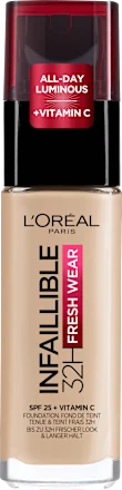 L'ORÉAL PARiS
Infaillible 32H FRESH WEAR tečni puder – 130 Cool, SPF 25, 30 ml