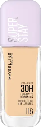 MAYBELLINE NEW YORK
SUPER STAY 30H LUMI-MATTE tečni puder - 118, 35 ml