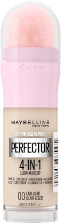 MAYBELLINE NEW YORK
4-in-1 GLOW PERFECTOR INSTANT ANTI AGE - tečni puder 00 FAIR LIGHT, 1 kom