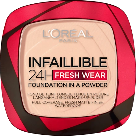 L'ORÉAL PARiS
INFAILLIBLE 24H FRESH WEAR kompaktni puder - 180 Neutral, 9 g