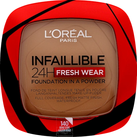 L'ORÉAL PARiS
INFAILLIBLE 24H FRESH WEAR kompaktni puder – 140 Neutral, 9 g