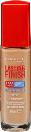RIMMEL LONDON
Tečni puder Lasting Finish 25H - 201 Classic Beige, 30 ml