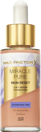 MAX FACTOR
MIRACLE PURE 2IN1 tonirani serum - 40-60 LIGHT, 30 ml