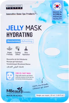 MBeauty
JELLY HYDRATING - maska za hidrataciju kože, 1 kom