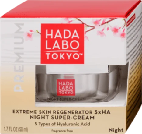 HADA LABO TOKYO
PREMIUM noćna krema, EXTREME SKIN REGENERATOR, 50 ml
