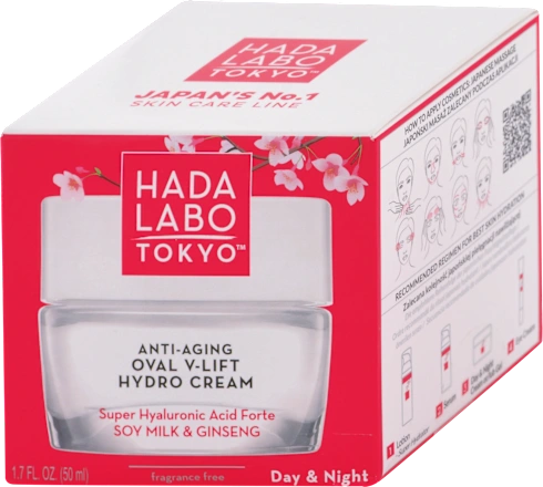 HADA LABO TOKYO
ANTI- AGING OVAL V- LIFT dnevna krema za lice protiv bora, 50 ml