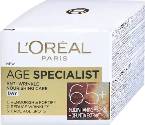 L'ORÉAL PARiS
AGE SPECIALIST 65+ dnevna antiage krema za lice, 50 ml