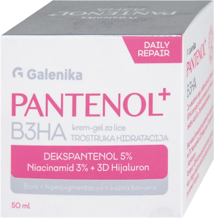 Galenika
PANTENOL+ B3HA gel krema za lice, 50 ml