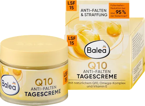 Balea
Q10 dnevna krema protiv bora, SPF15, 50 ml