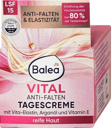 Balea
Vital dnevna krema protiv bora, SPF 15, 50 ml